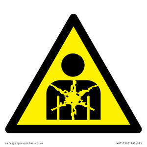 W071 Warning Substance or mixture presenting a health hazard from Safety Sign Supplies